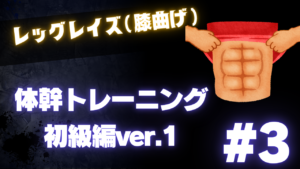 体幹トレーニング初級編その2 #3 | LEAP Physio Lab.